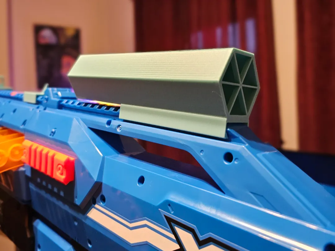 X Shot scope attachment - EASY PRINT, NO SUPPORTS - Free 3D Print Model ...
