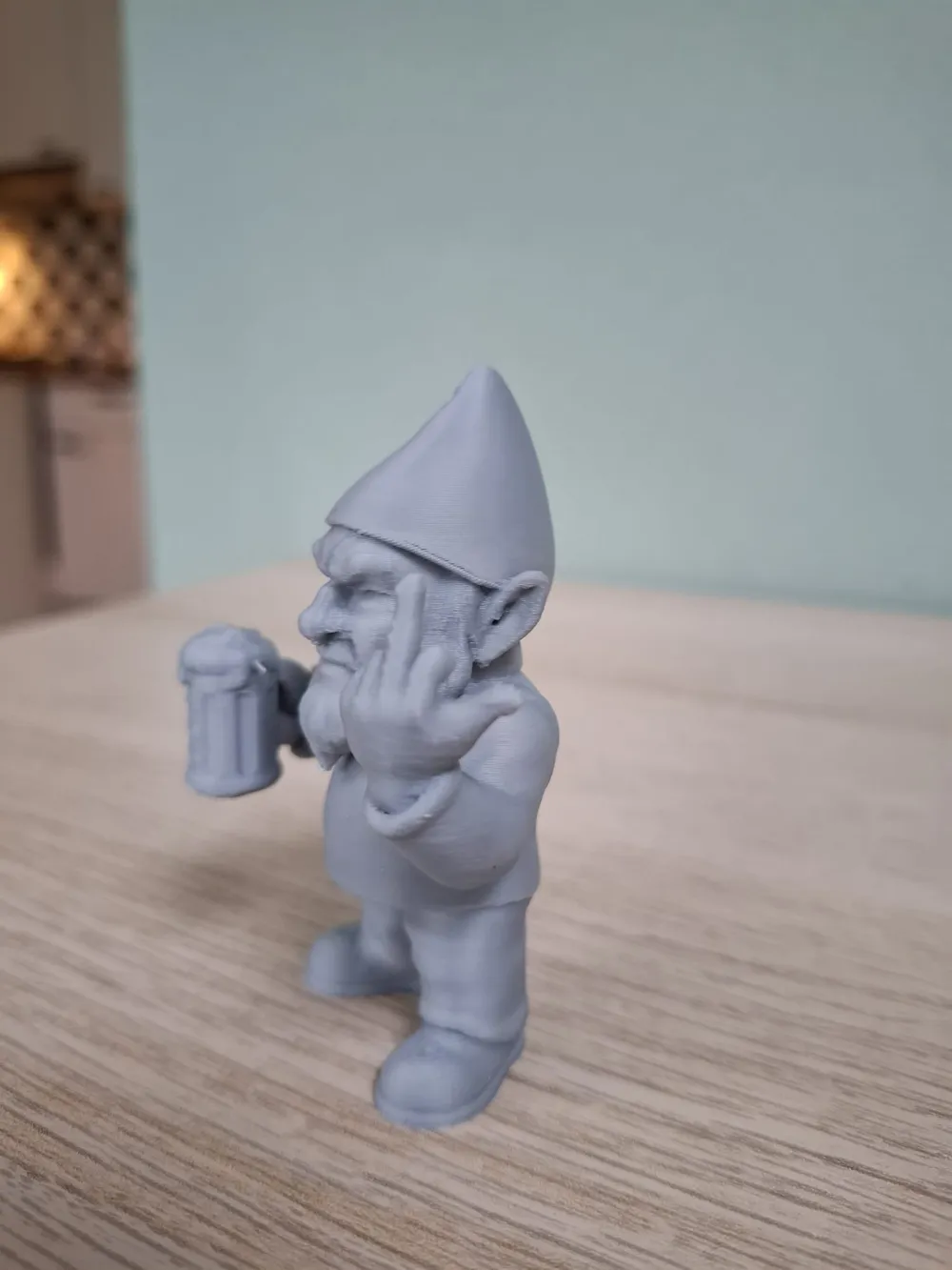 Cheers & Flip-Off Gnome - Free 3D Print Model - MakerWorld