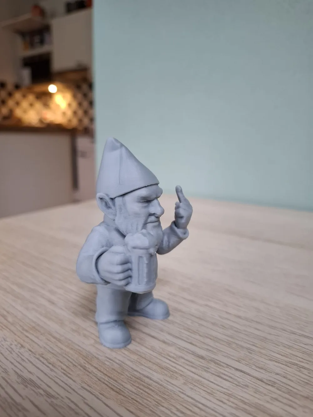 Cheers & Flip-Off Gnome - Free 3D Print Model - MakerWorld