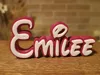 Emilee Disney Name Sign Decorated Room child Birth by Fabbiotto ...