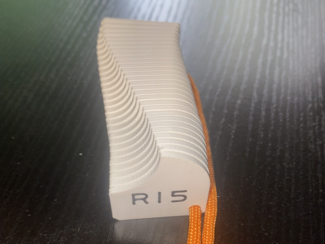 R inner and outer angle protractor R1-15mm by 量子终端 MakerWorld: Download ...