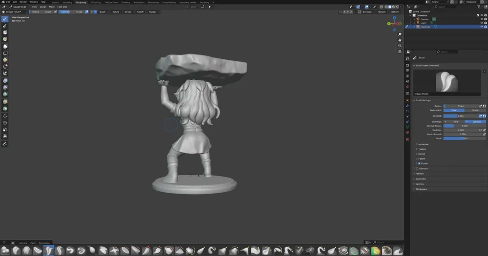 Anime Girl – GPU Support Stand – Statue by Collektiva MakerWorld ...