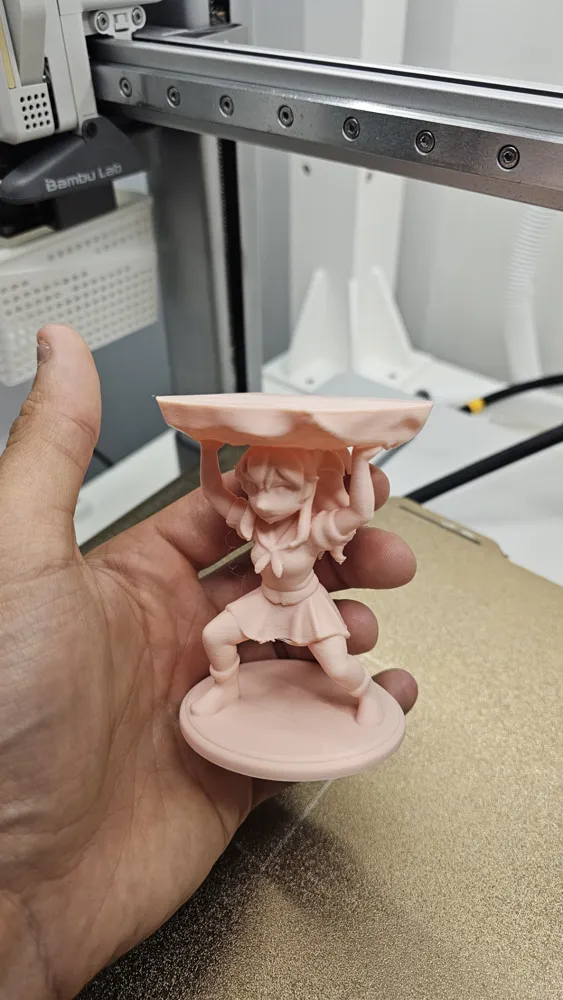 Anime Girl – GPU Support Stand – Statue by Collektiva MakerWorld ...