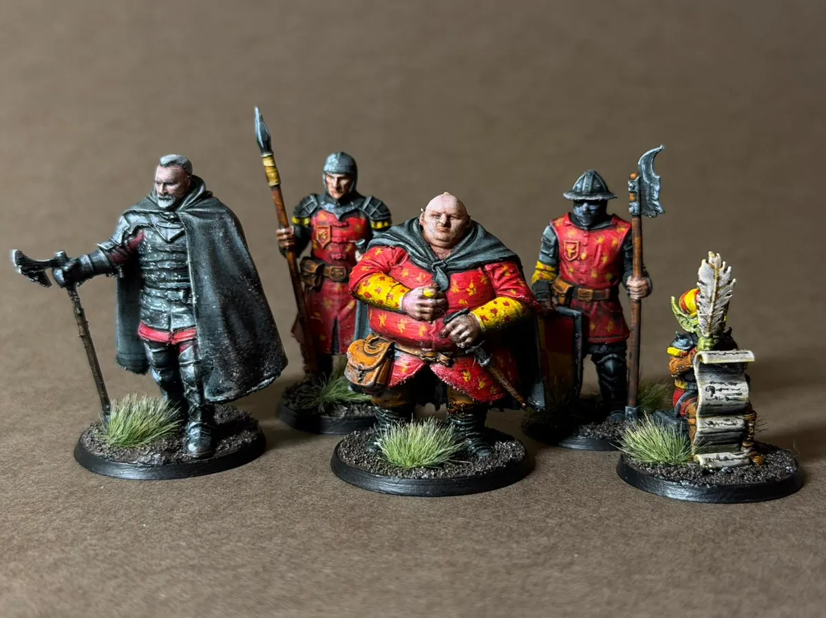 DnD - Character Pack 01 - Baron with Guards - Free 3D Print Model ...