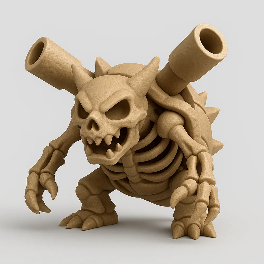 Skeleton Blastoise – Mean Pokémon Skeleton Series by World of prints ...