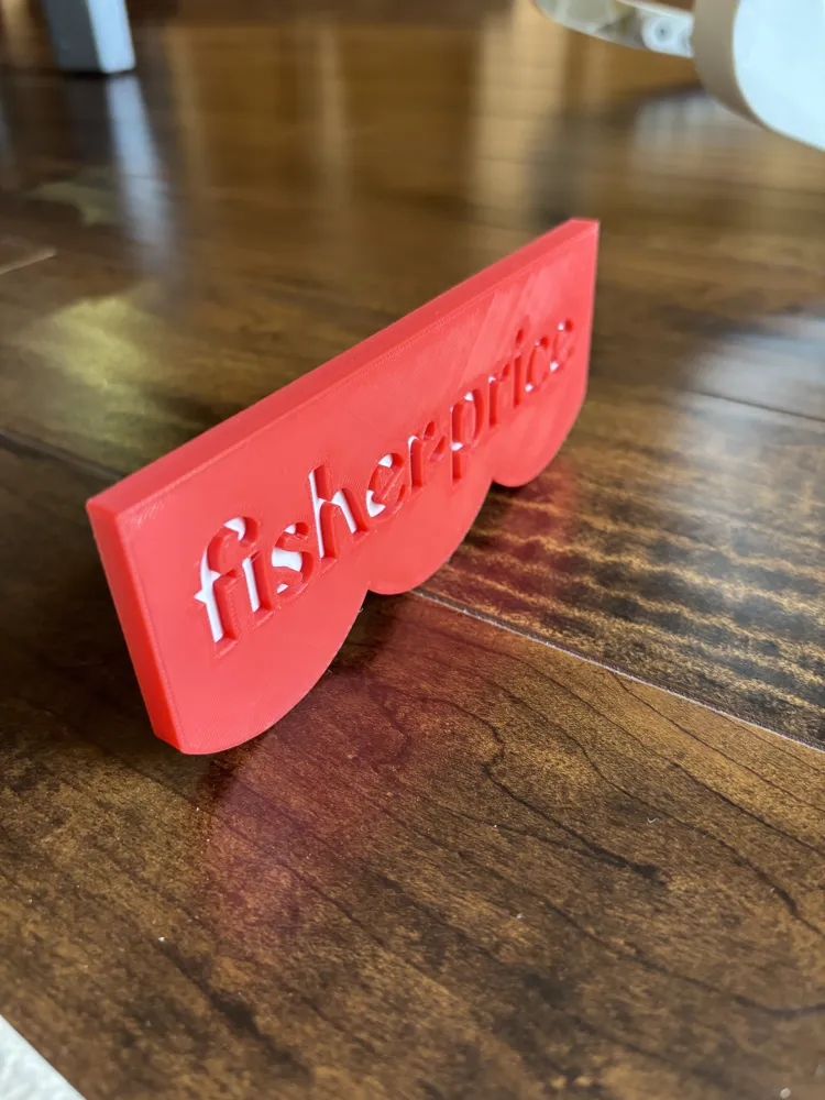 Fisher Price Logo - Free 3D Print Model - MakerWorld