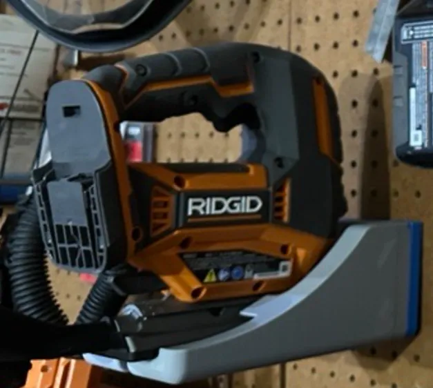 Ridgid Cordless Jigsaw Holder with Pegboard Option by p-stov - MakerWorld