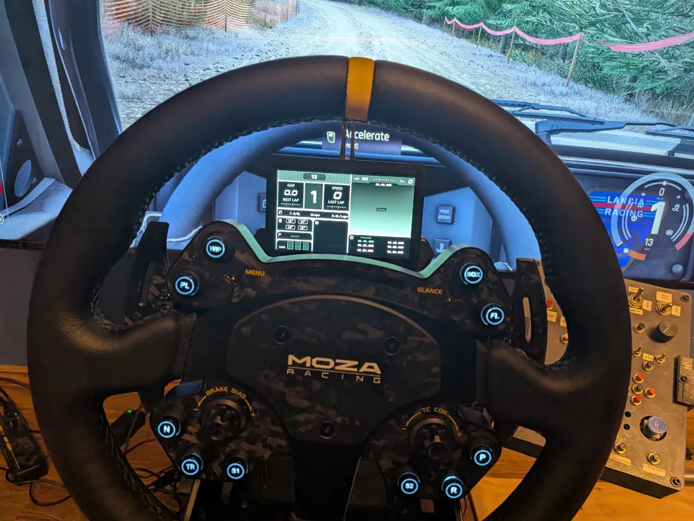 Moza wheel base 5 inch screen mount - Free 3D Print Model - MakerWorld