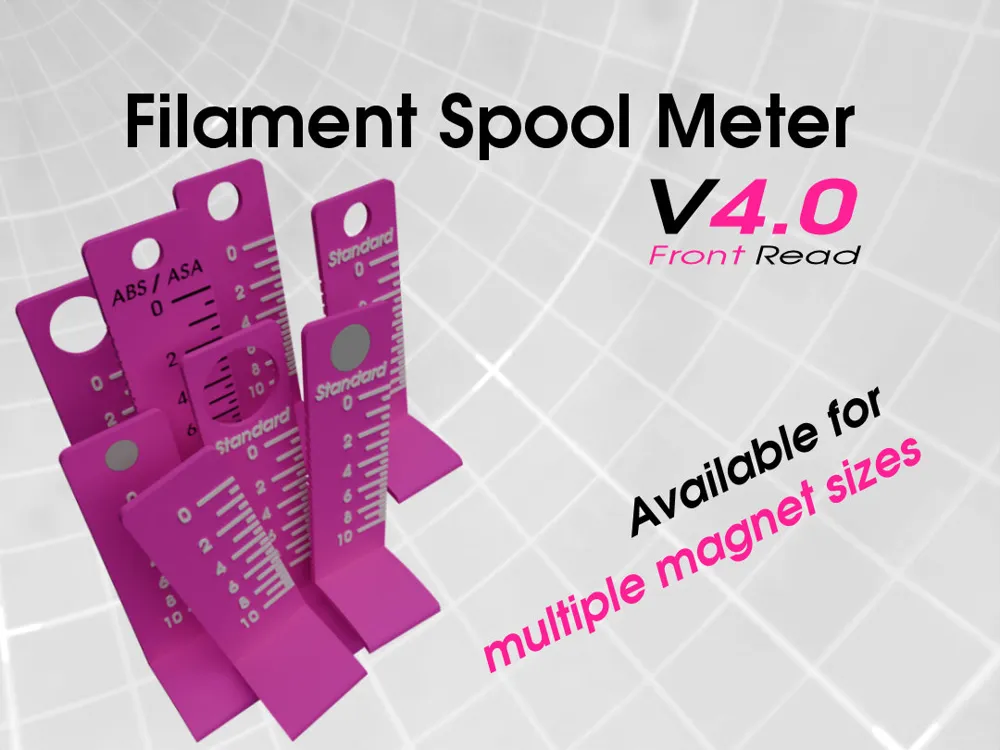 Filament Spool Meter - Free 3D Print Model - MakerWorld