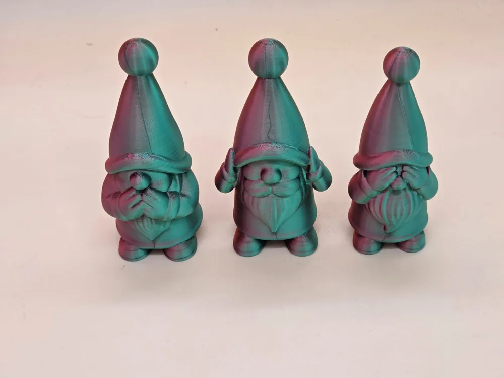 Three Christmas Gnomes - Free 3D Print Model - MakerWorld