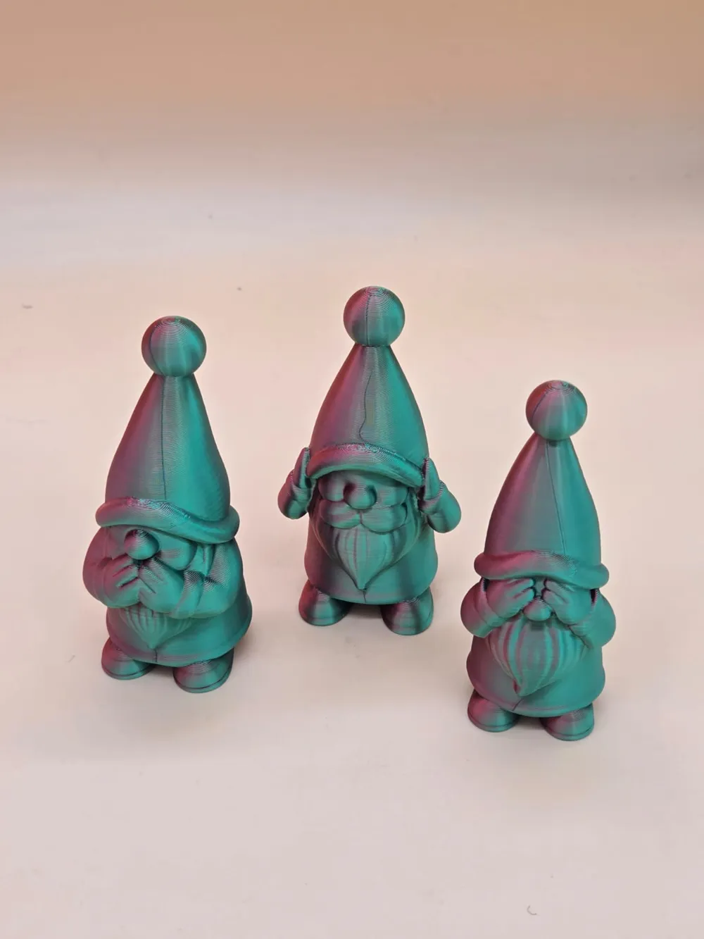 Three Christmas Gnomes - Free 3D Print Model - MakerWorld