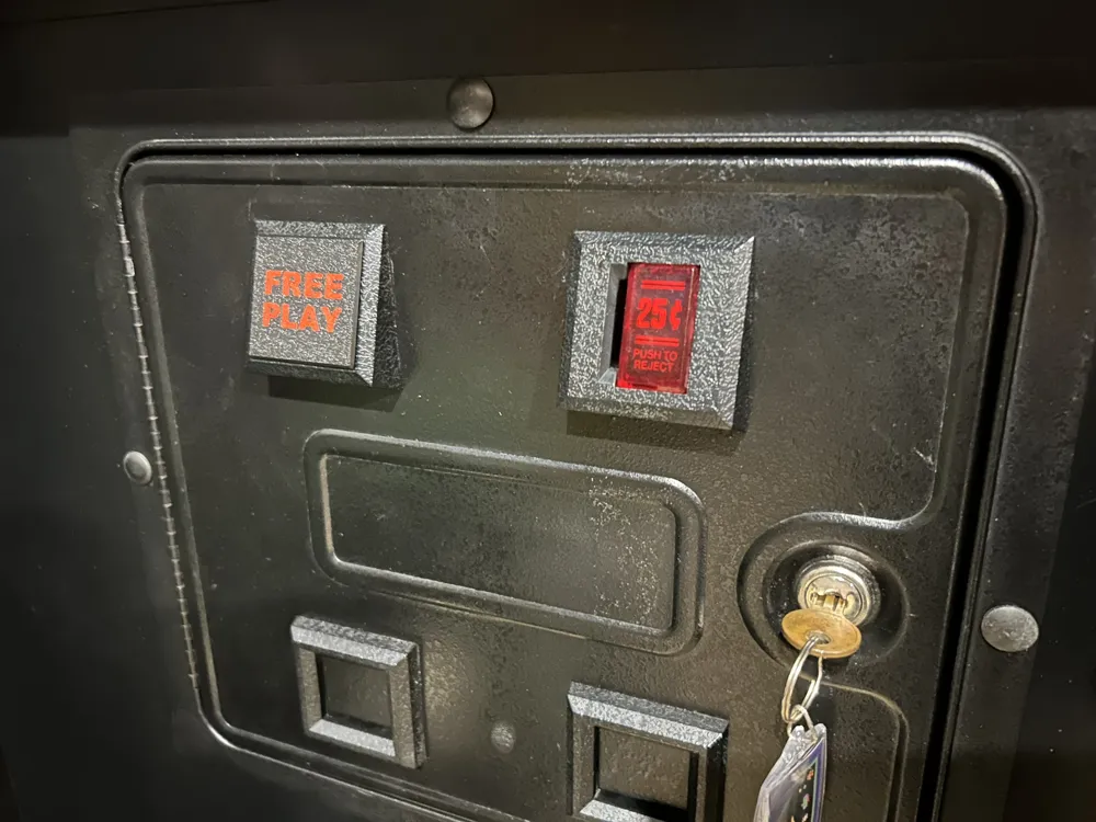 Arcade Coin Door "Free Play" Coin Slot Cover - Free 3D Print Model ...