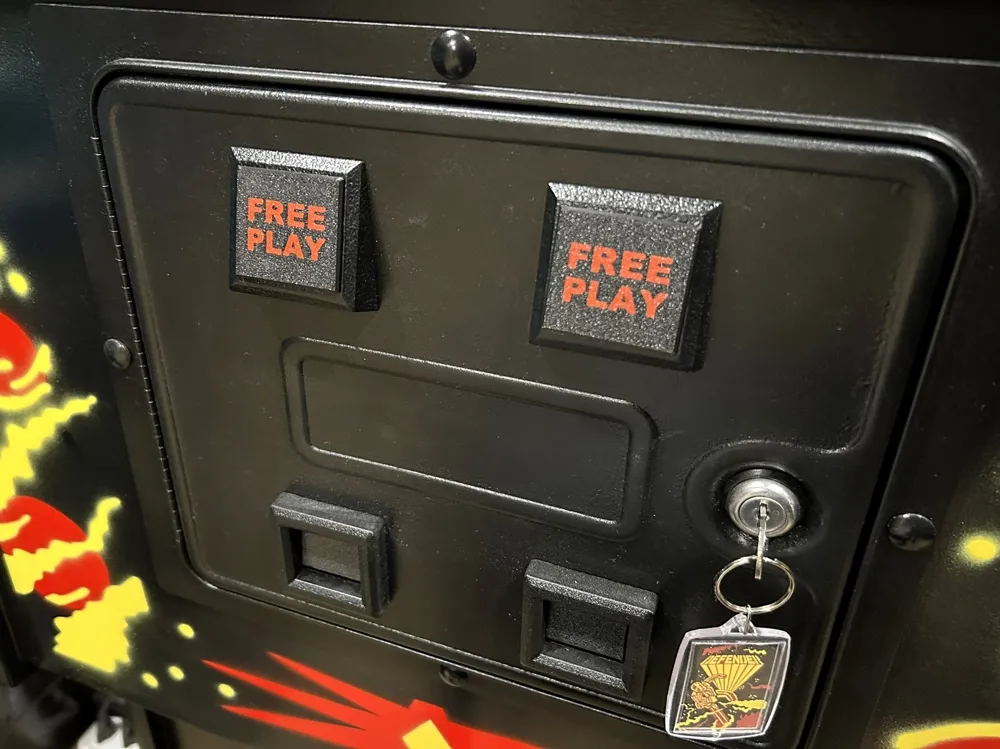 Arcade Coin Door "Free Play" Coin Slot Cover - Free 3D Print Model ...