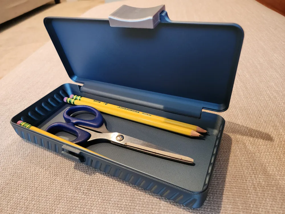 Pencil Case (Fully Printable) - Free 3D Print Model - MakerWorld