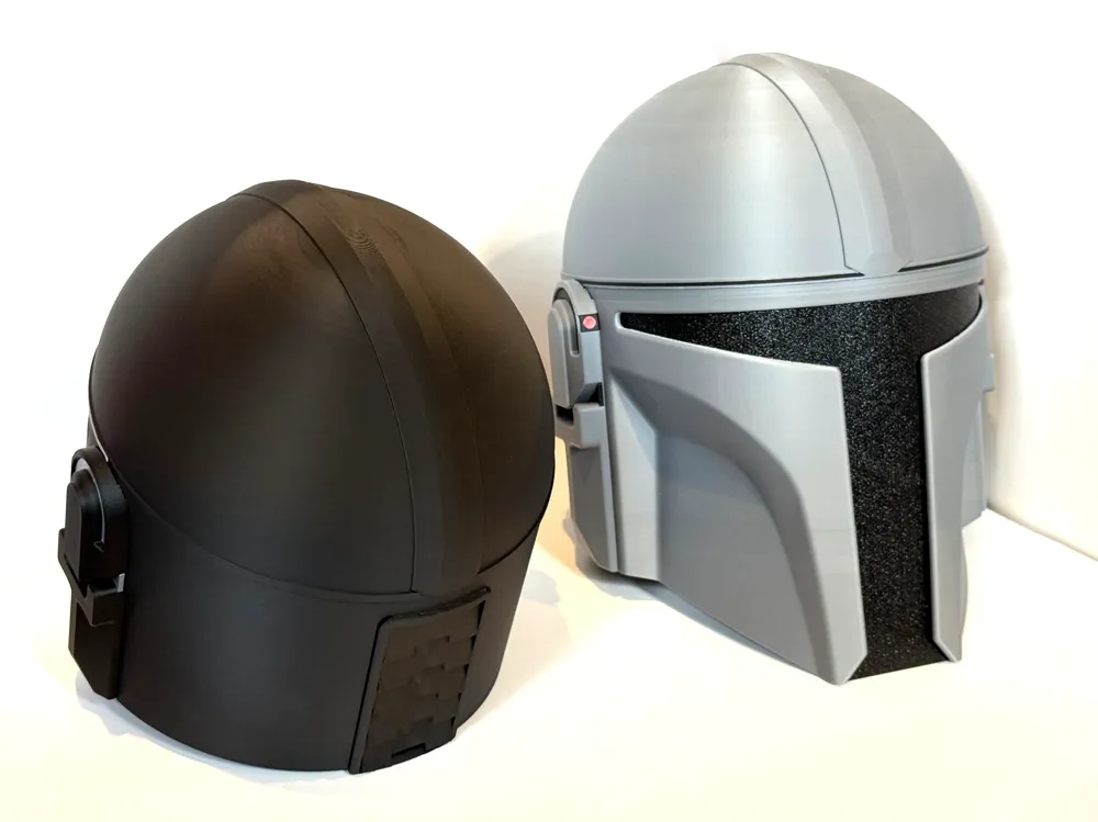 Mandalorian Helmet (Less Filament, Less Assembly) - Free 3D Print Model ...