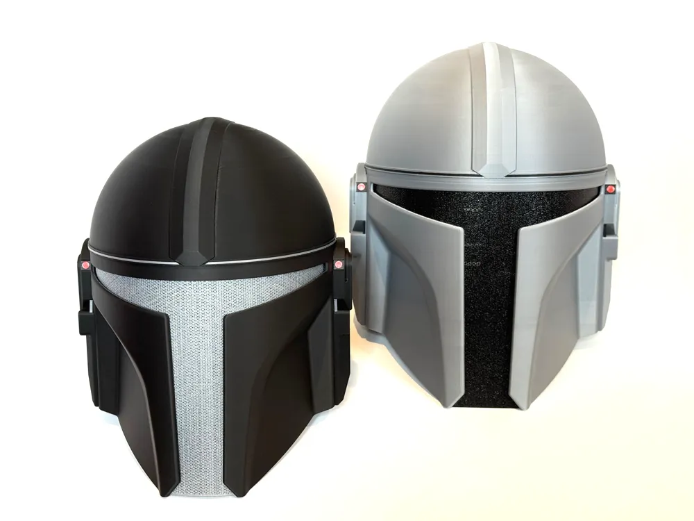Mandalorian Helmet (Less Filament, Less Assembly) - Free 3D Print Model ...