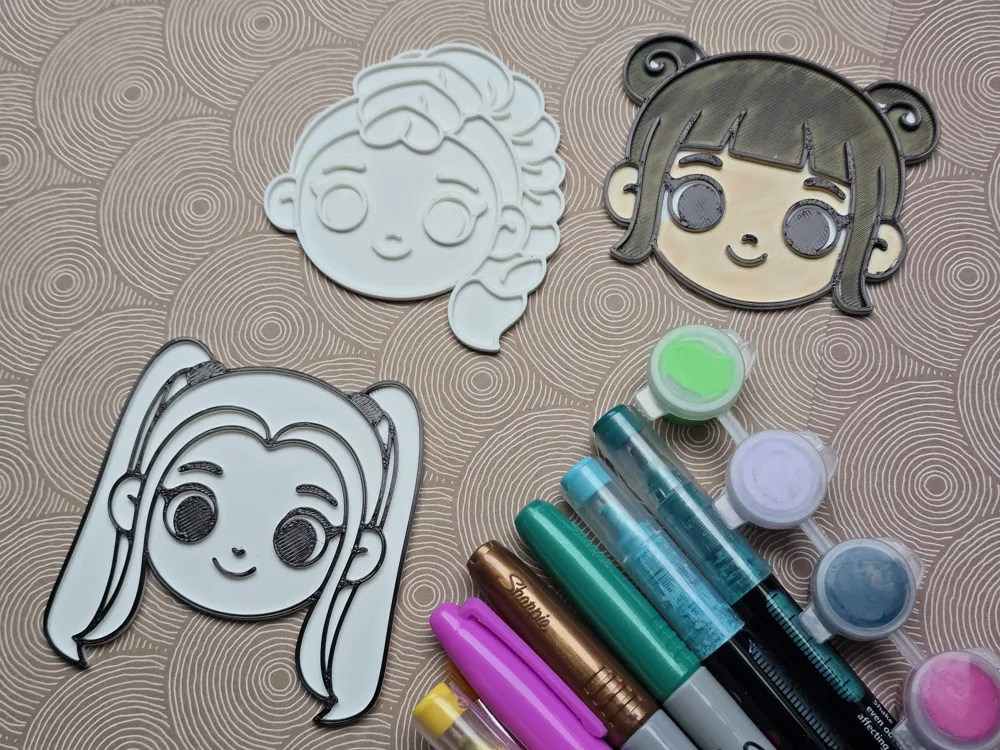 Kpop Cazadores de Demonios para Colorear Huntrix Set 8 - Modelo de ...