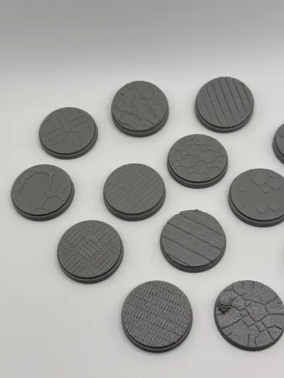 DnD Miniature Round Base Set by wif1973 MakerWorld: Download Free 3D Models