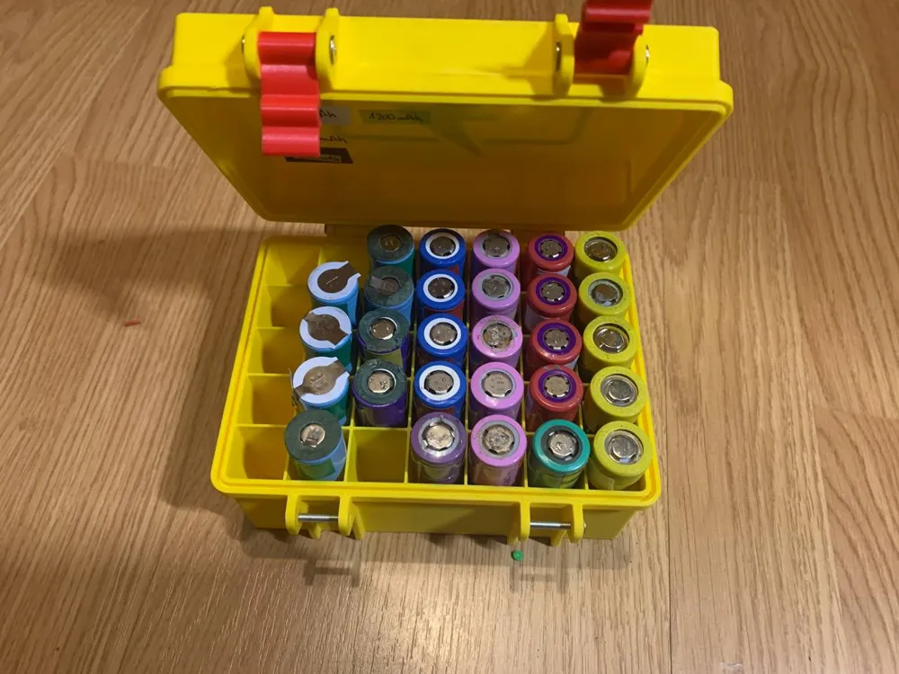 18650 Battery Storage Case - Free 3D Print Model - MakerWorld