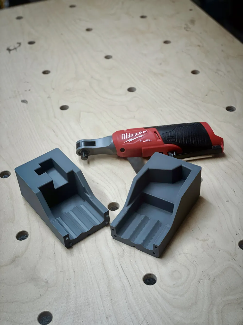 Gridfinity Milwaukee 2567 M12 3/8 Ratchet Holder by Molly Maker ...