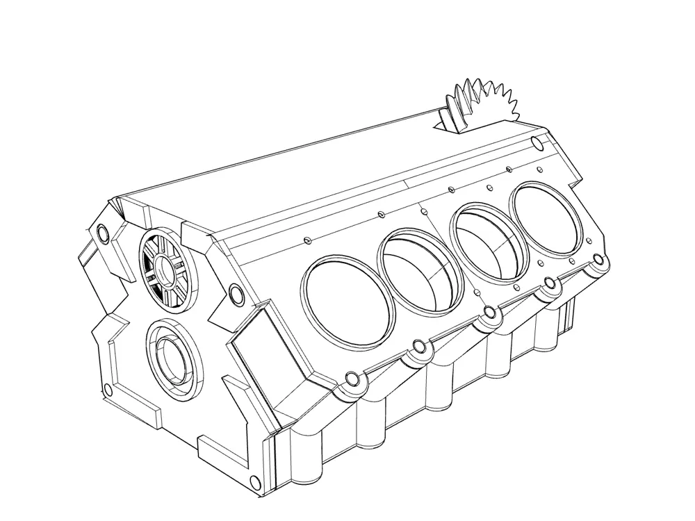 Super simple, portable, and fun V8 engine fidget - Free 3D Print Model ...