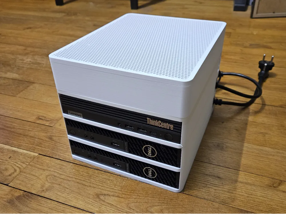 MicroStack Rack—A Modular Rack System for Lenovo m70q/m80q by zwindler ...