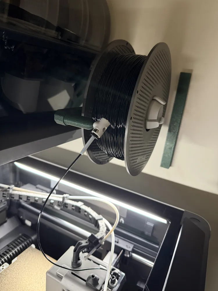 Removable Wall Mounted Spool Holder MK2 - Free 3D Print Model - MakerWorld