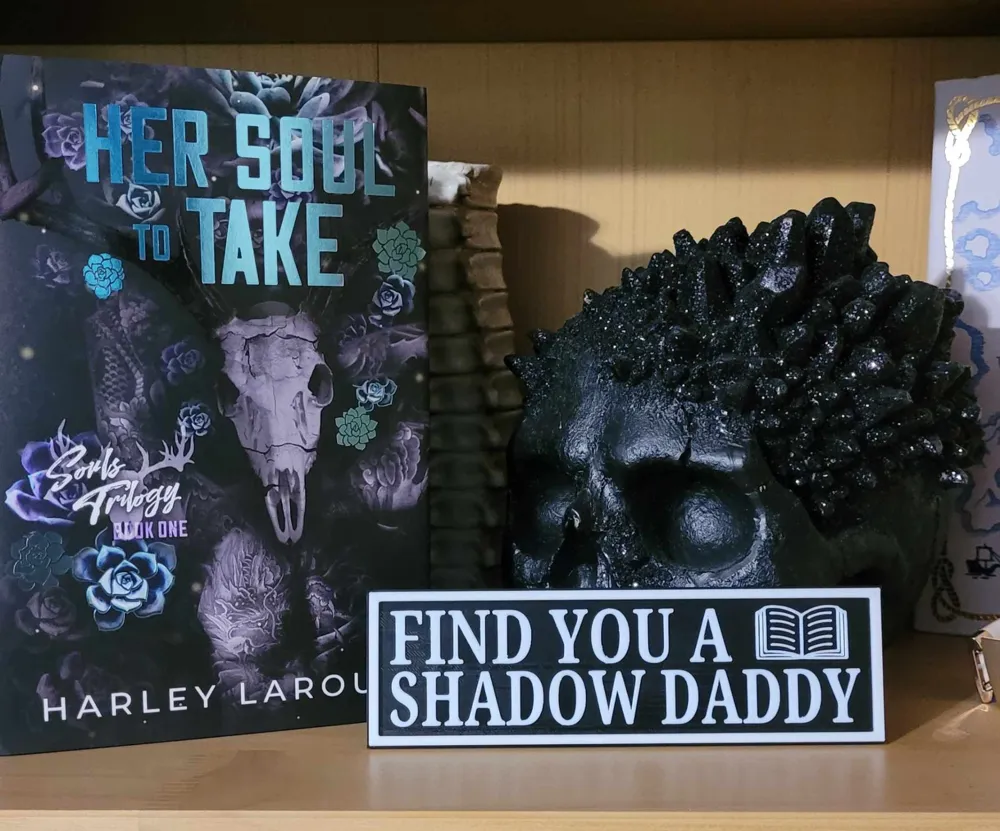 Bookshelf Sign - Shadow Daddy by TheForbiddenNerd MakerWorld: Download ...