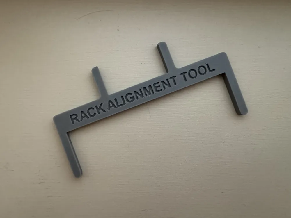 USAF Ribbon Rack Alignment Tool (Quick Print) - Free 3D Print Model ...