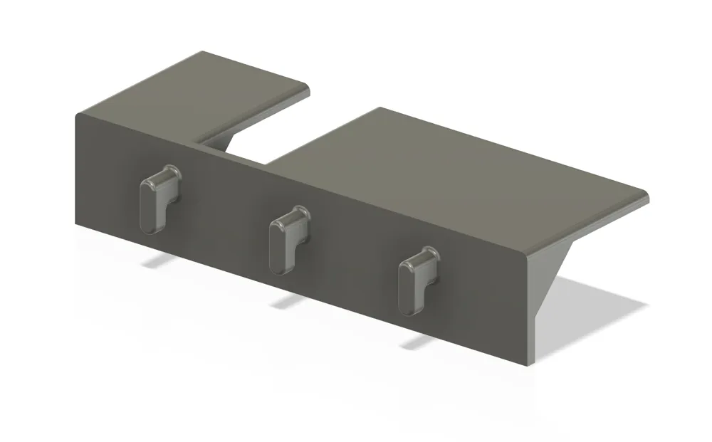 Skadis Hidden Calendar Hanger - for Flip Calendar - Free 3D Print Model ...