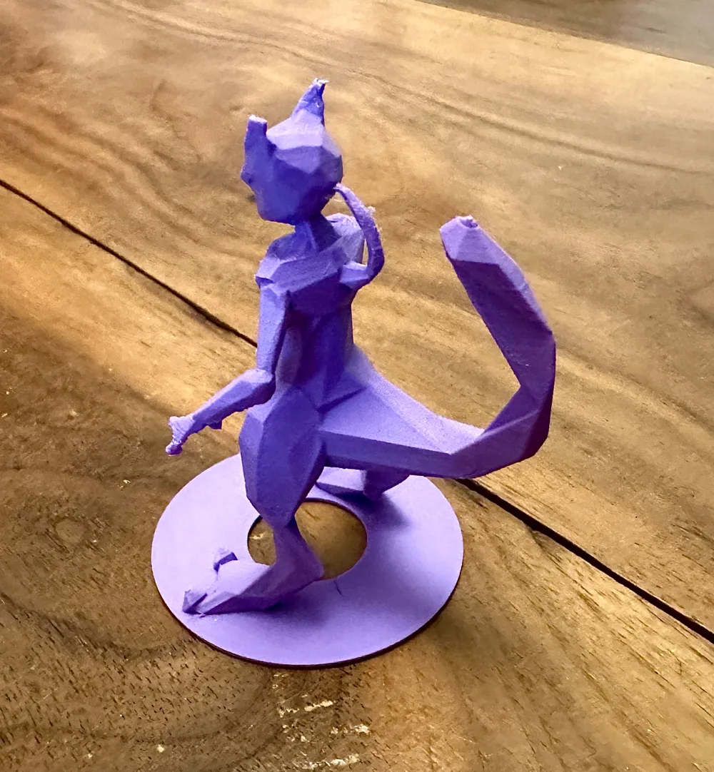 Mewtwo LowPoly by RuiDo2 - MakerWorld