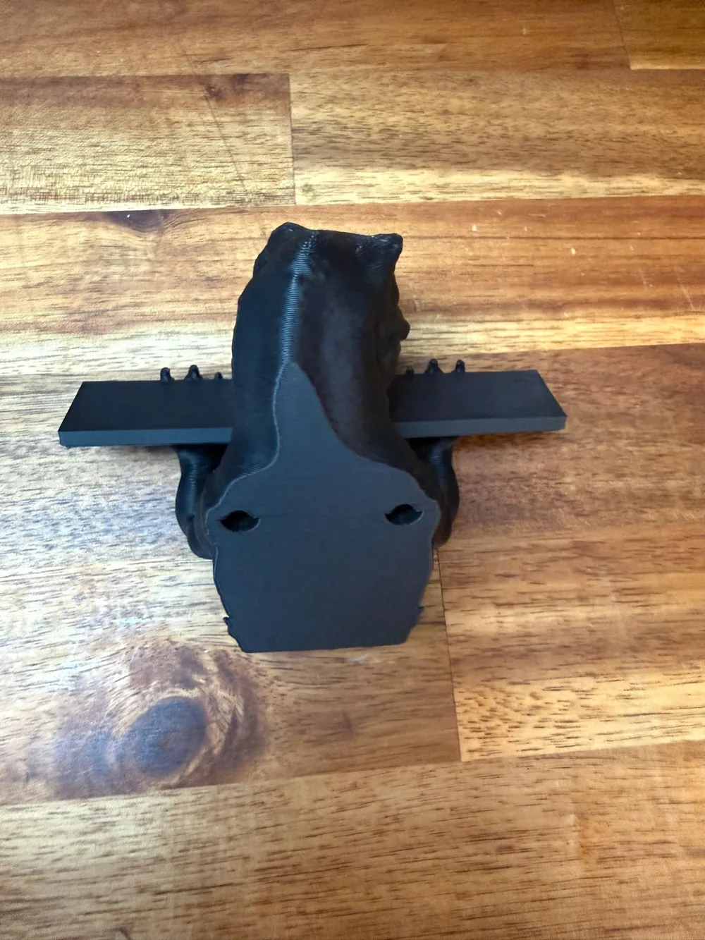 T-Rex Dinosaur Bust Wall Display Shelf - Free 3D Print Model - MakerWorld