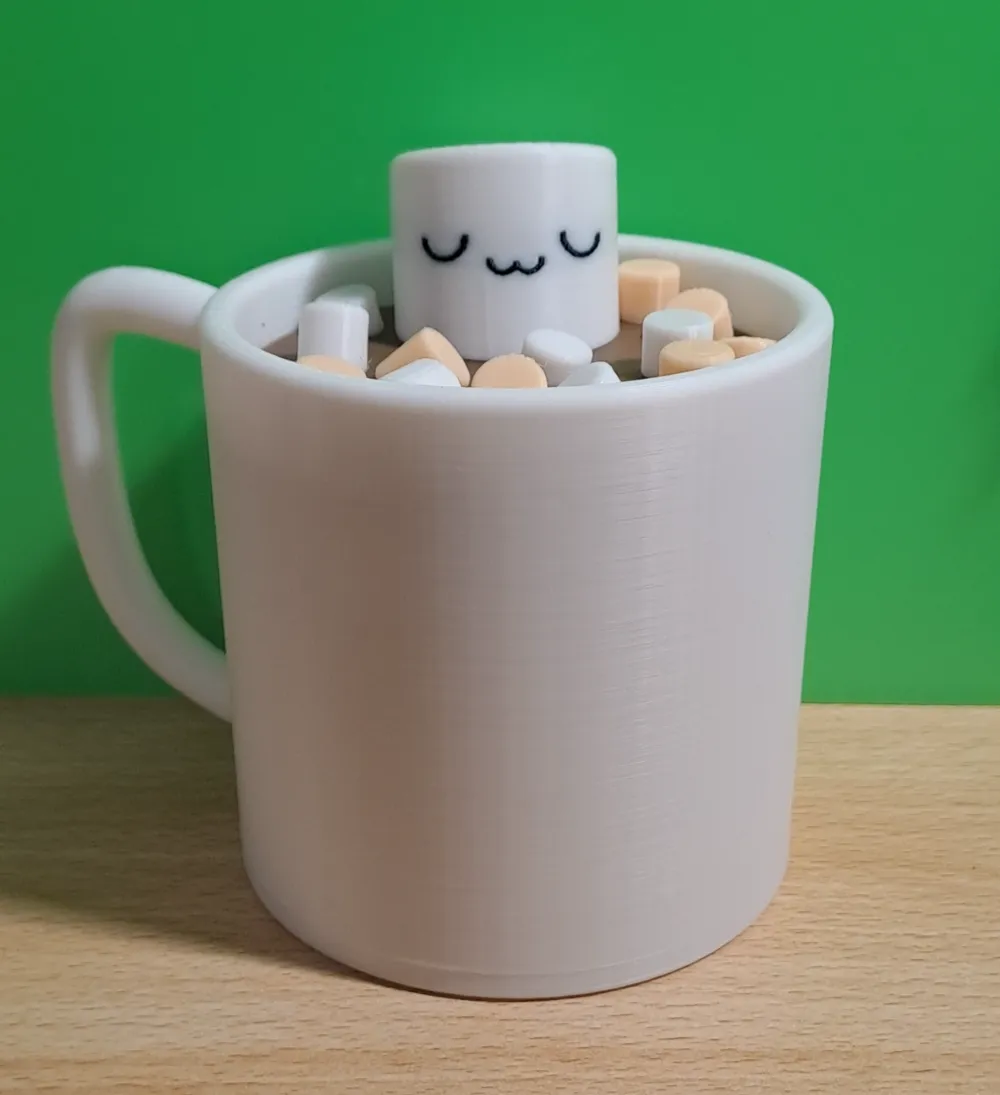 hot chocolate mug object holder by Mikyprint3D MakerWorld: Download ...
