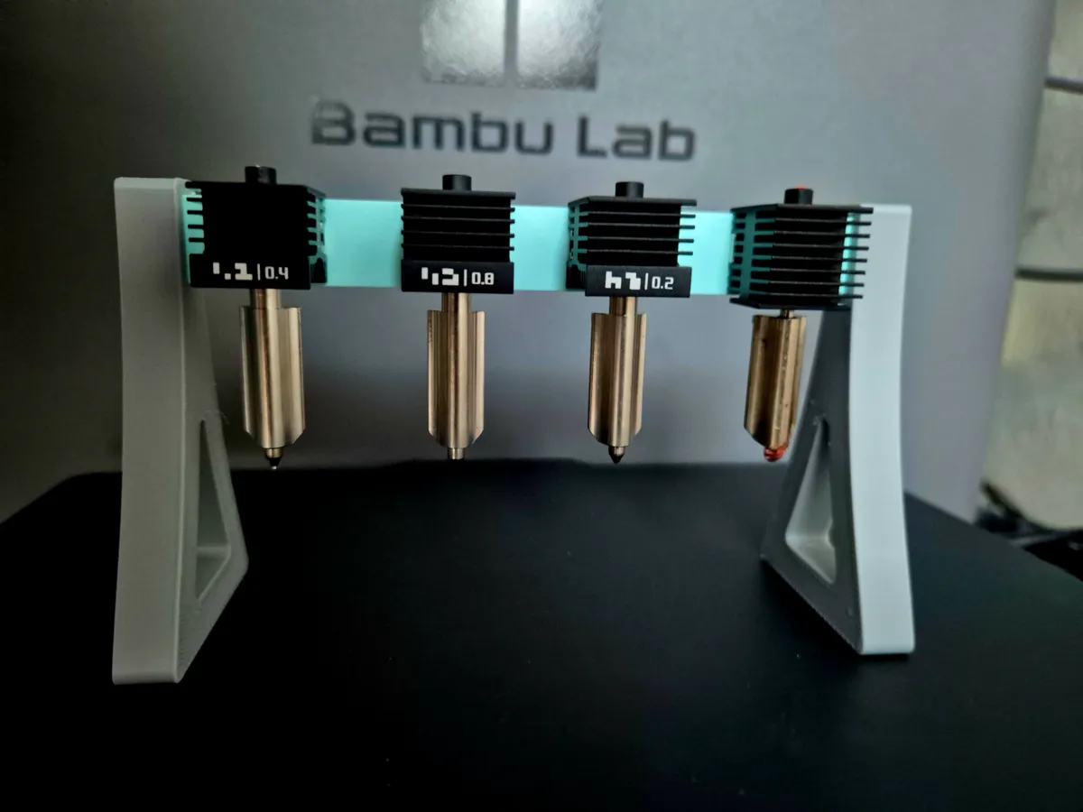 Magnetic Hotend Holder P2/A1/H2 - Free 3D Print Model - MakerWorld