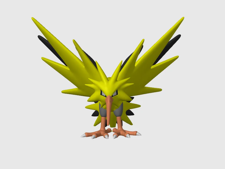 Zapdos Multicolor by entroisdimensions_figurine MakerWorld: Download ...