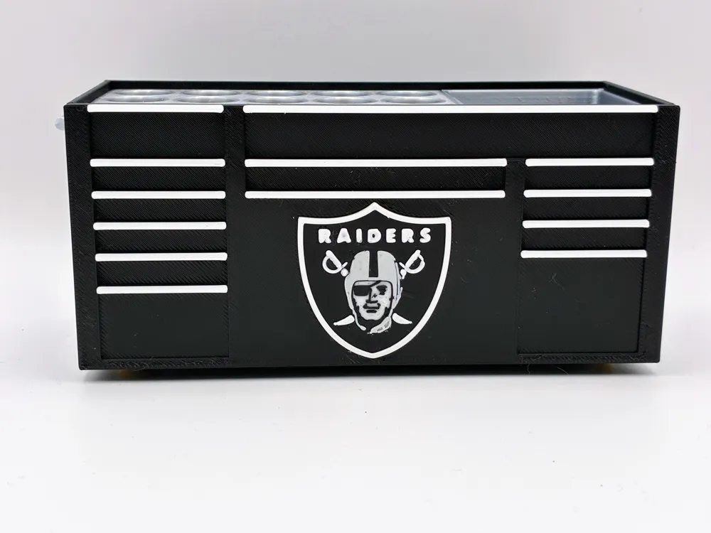 Las Vegas Raiders inspired desk toolbox organizer by Mrtk1970 ...