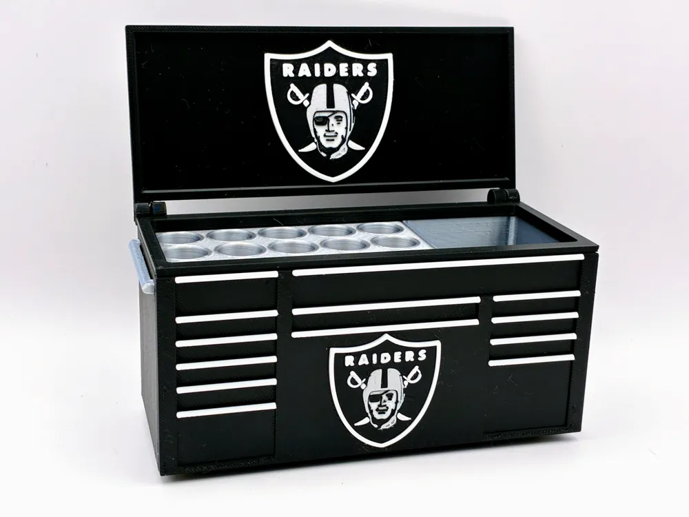 Las Vegas Raiders inspired desk toolbox organizer by Mrtk1970 ...