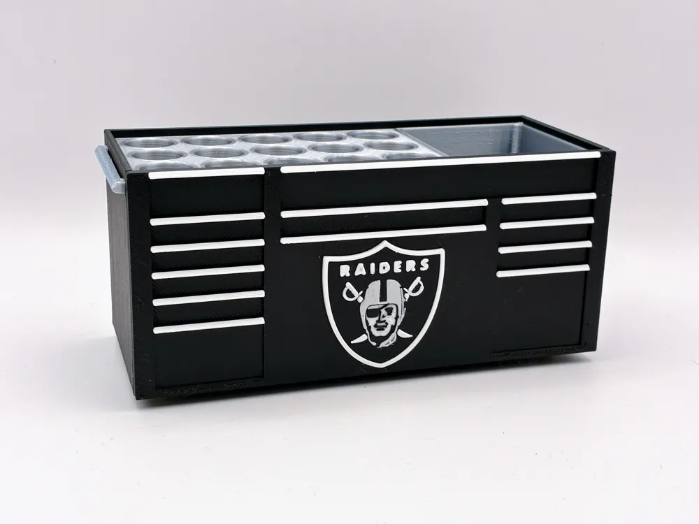 Las Vegas Raiders inspired desk toolbox organizer by Mrtk1970 ...
