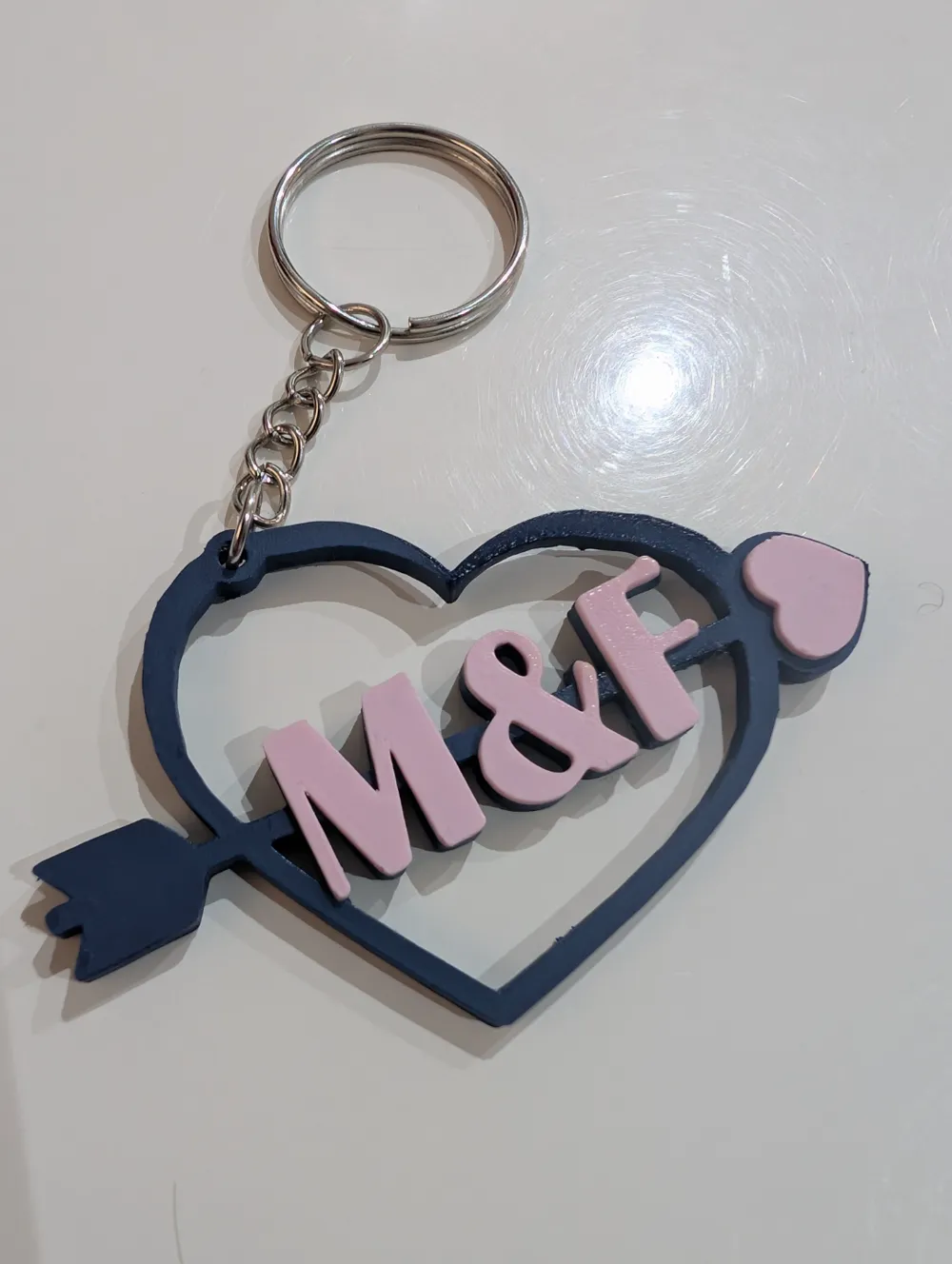 Personalized couple initials in the heart by Fabiolous 3D ...