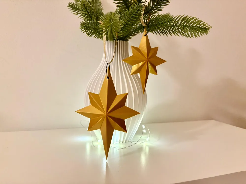 Christmas Star Ornament - Free 3D Print Model - MakerWorld