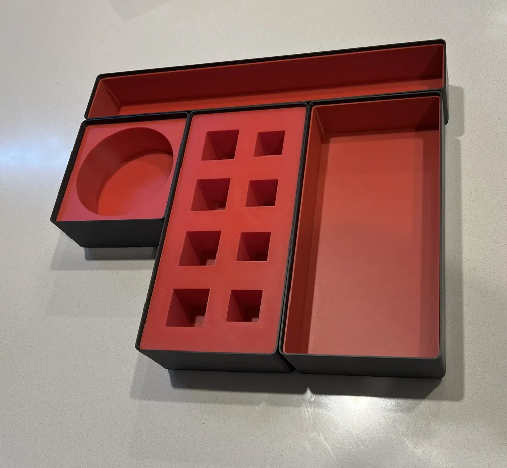 Makeup Drawer Organisers (Optional Gridfinity) - Free 3D Print Model ...