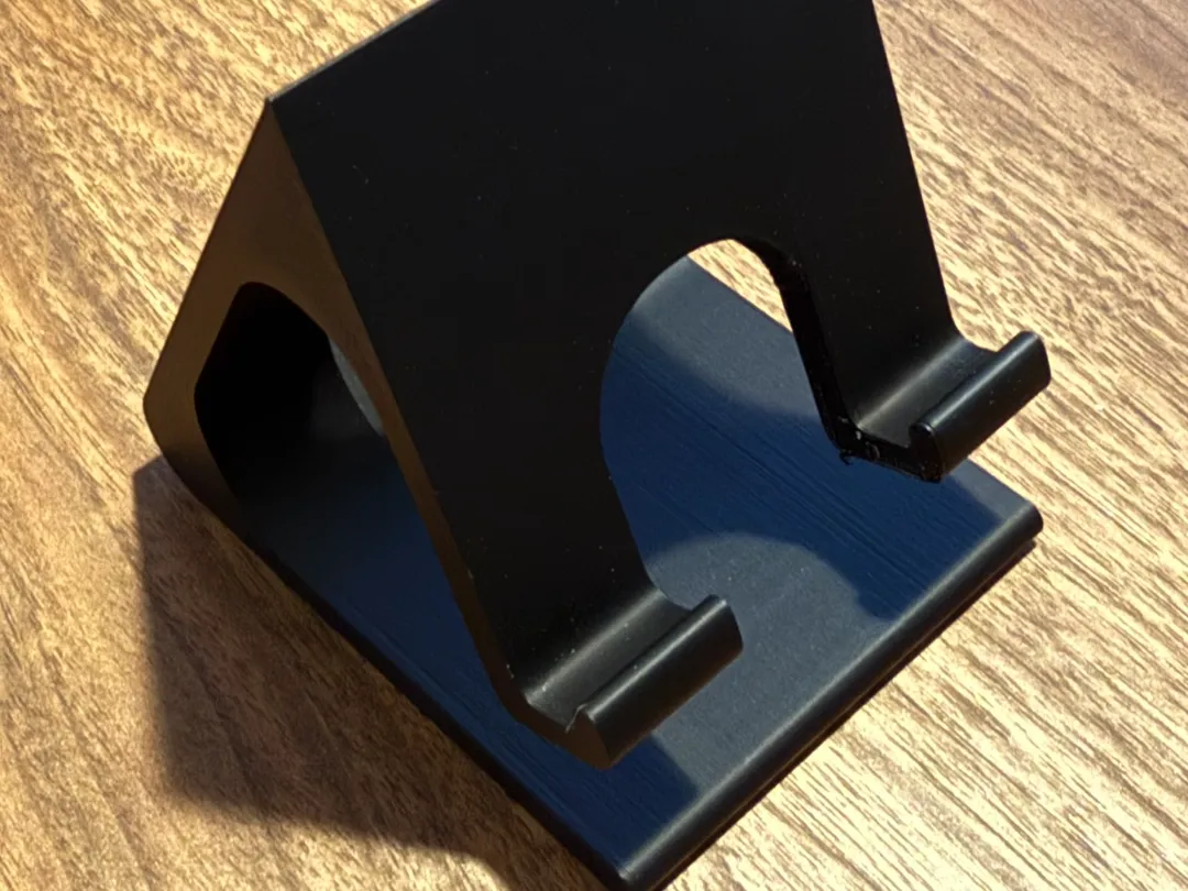 Phone stand (thickness up to 15mm) - Free 3D Print Model - MakerWorld