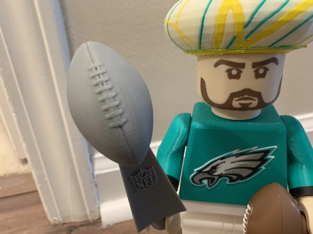 Jason Kelce Mummer Hat for 500% scale Brickman Remixed by MattInDetroit ...
