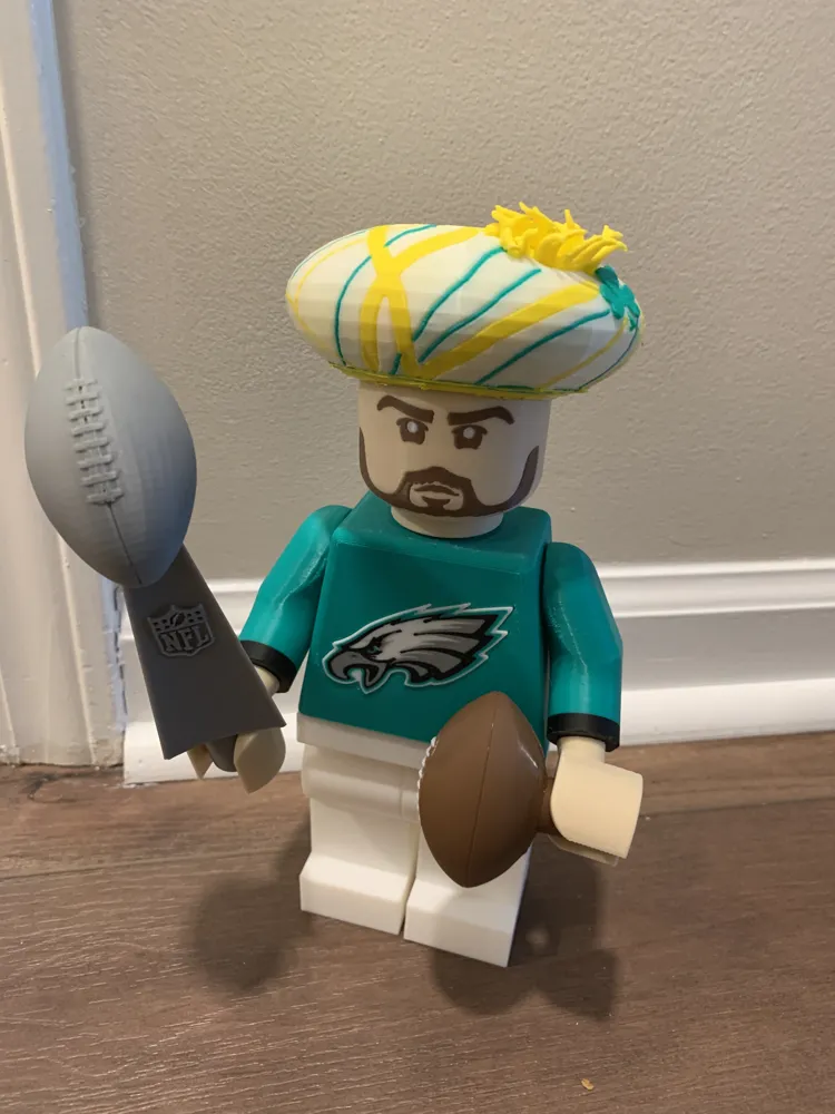 Jason Kelce Mummer Hat for 500% scale Brickman Remixed by MattInDetroit ...