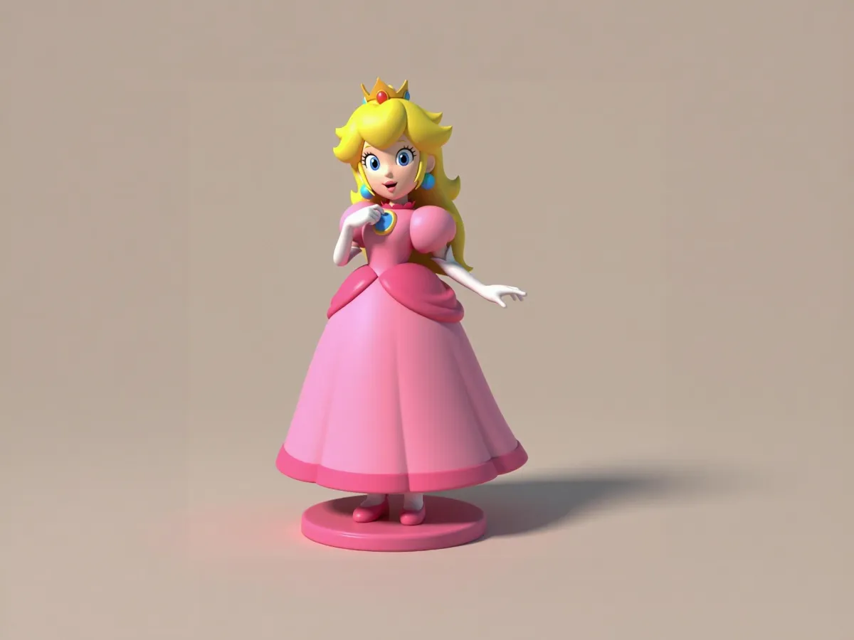 Princess Peach - Super Mario Supermario Merchandise Figure - Kids ...