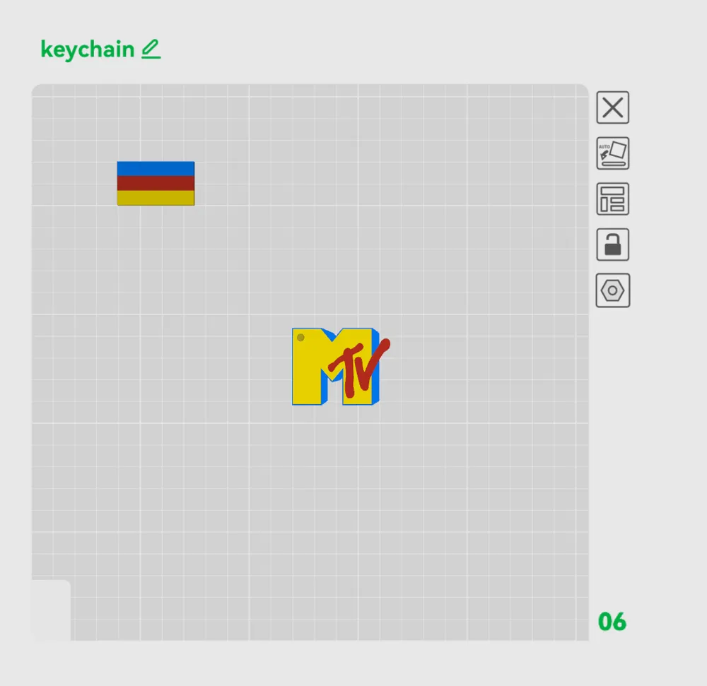 MTV Logo and Keychain by sesh3d - MakerWorld