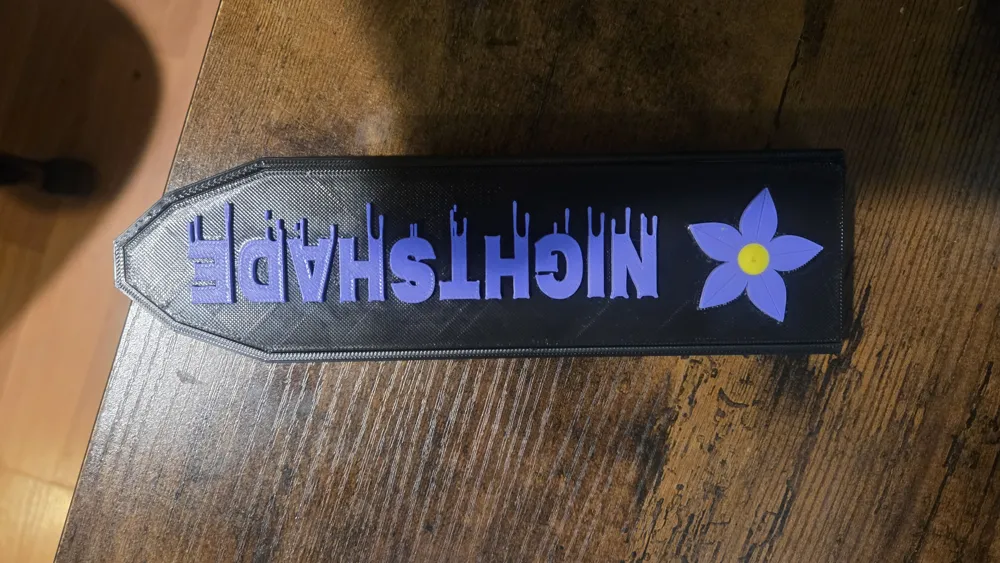 Two Time Dagger Sheath - Nightshade - Free 3D Print Model - MakerWorld