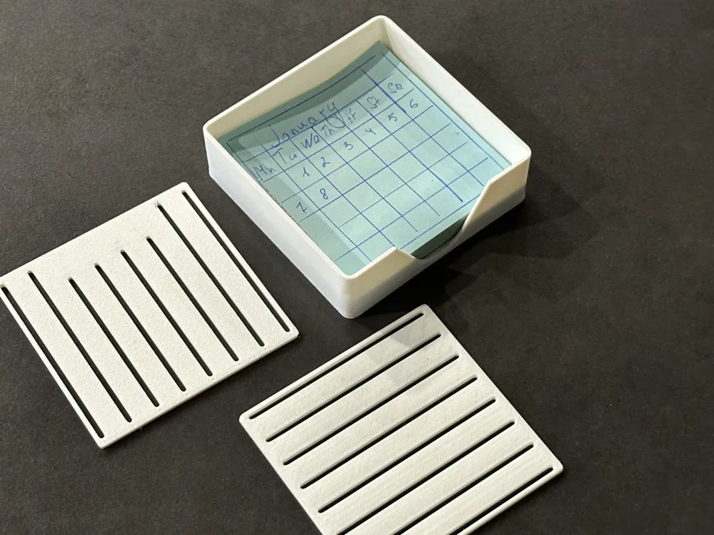 Sticky Note Calendar - Free 3D Print Model - MakerWorld