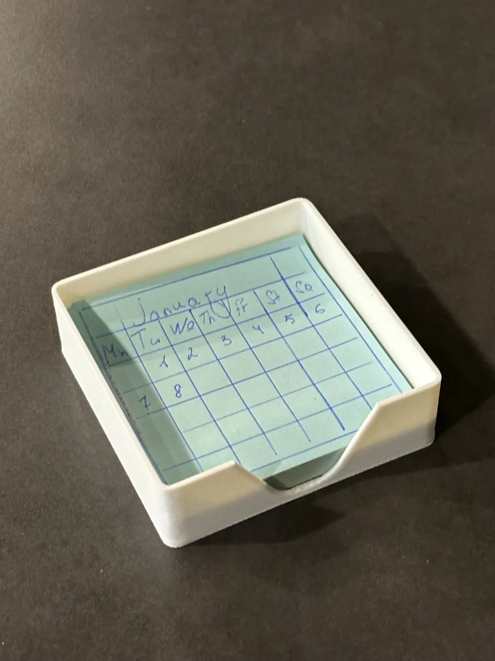 Sticky Note Calendar - Free 3D Print Model - MakerWorld