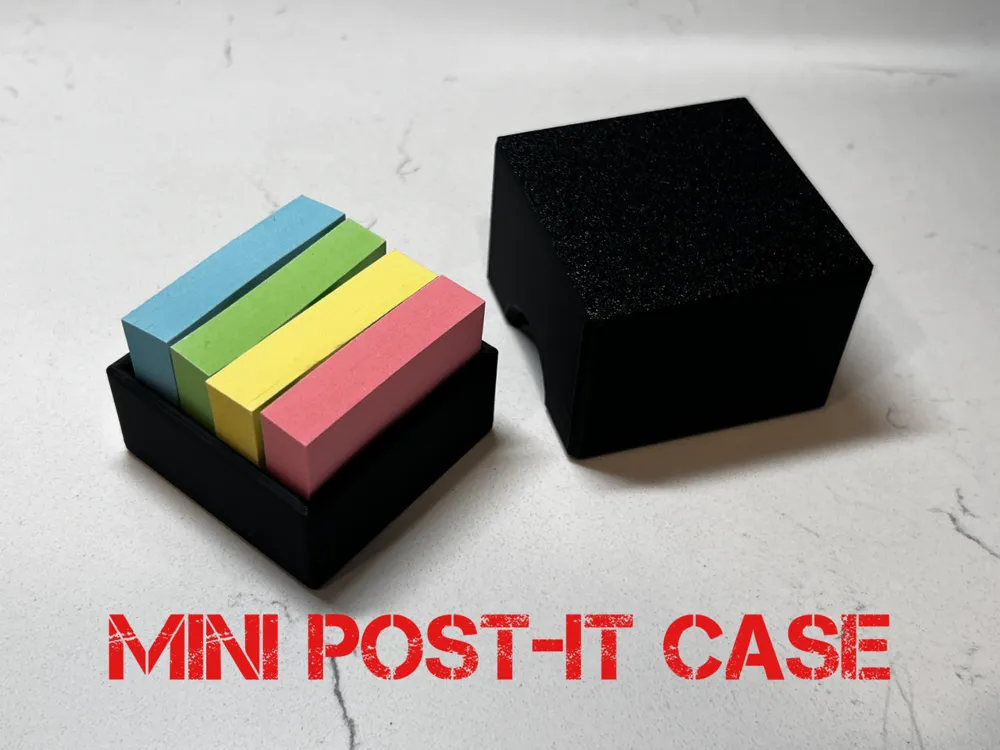 Mini Post-it note case by Lipoma - MakerWorld